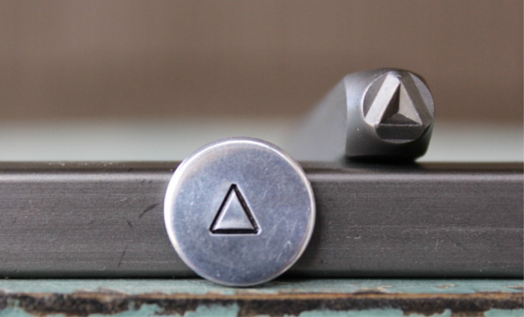 4mm Triangle Metal Design Stamp - Supply Guy Stamp - SGCH-396 - Etsy