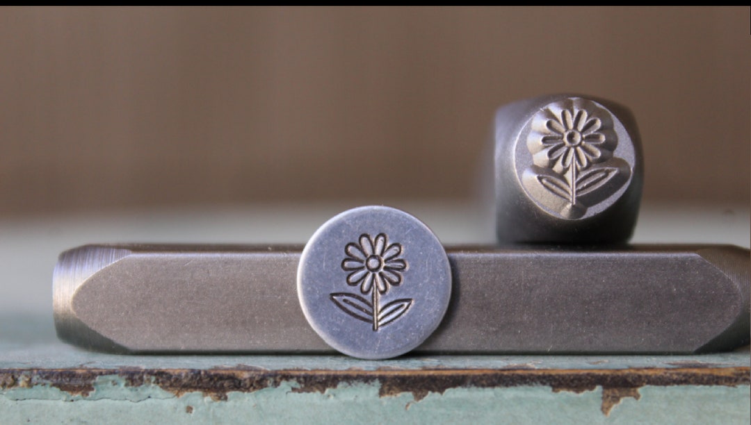 8mm Daisy Flower Metal Design Stamp - Supply Guy Stamp - SGCH-433 - Etsy