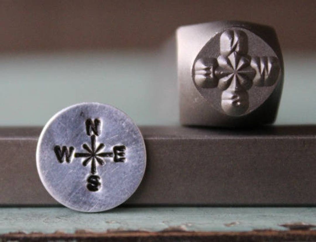 8mm Compass Metal Design Stamp - Supply Guy Stamp - SGCH-122 - Etsy