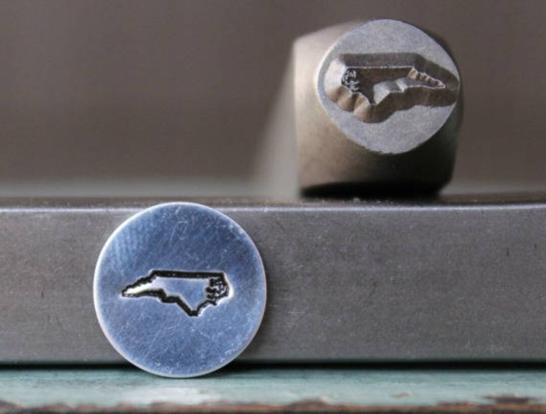 8mm (3/8") North Carolina State Metal Design Stamp - Supply Guy Stamp ...