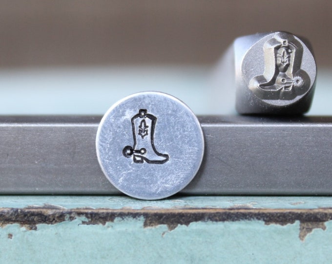 Cowboy Boot Rubber Stamp - Etsy