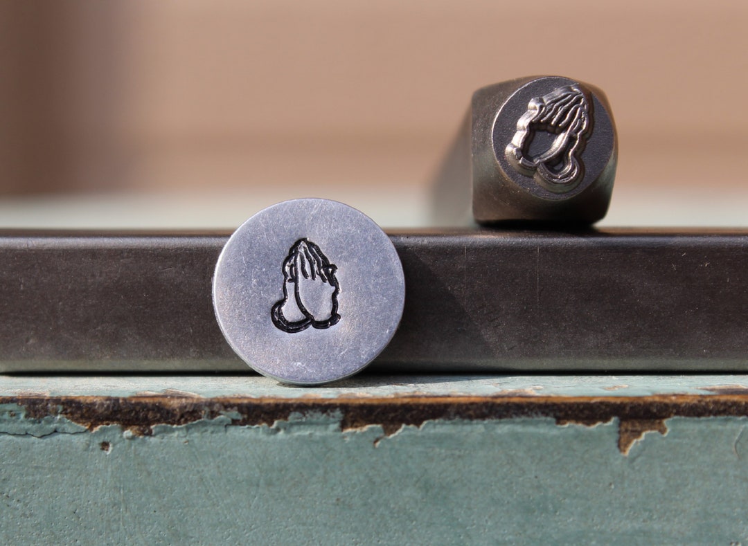 6mm Praying Hands Metal Design Stamp - Supply Guy Stamp - SGCH-556 - Etsy