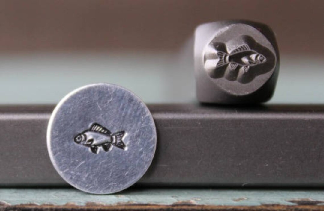6mm Fish Metal Design Stamp - Supply Guy Stamp - SGCH-196 - Etsy