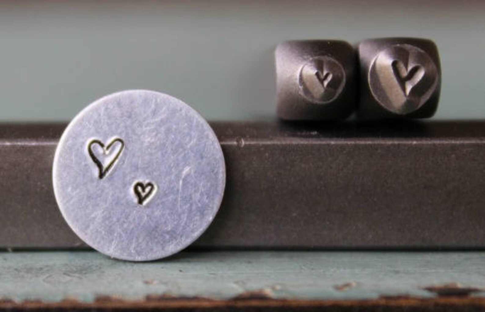 1.5mm and 3mm Jenna Sue Heart Metal Design 2 Stamp Set - Supply Guy ...