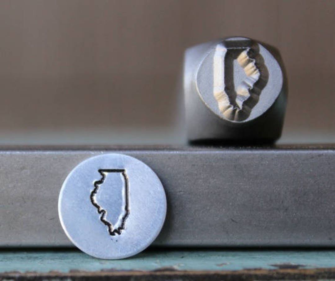 8mm (3/8") Illinois State Metal Design Stamp - Supply Guy Stamp - SGCH ...