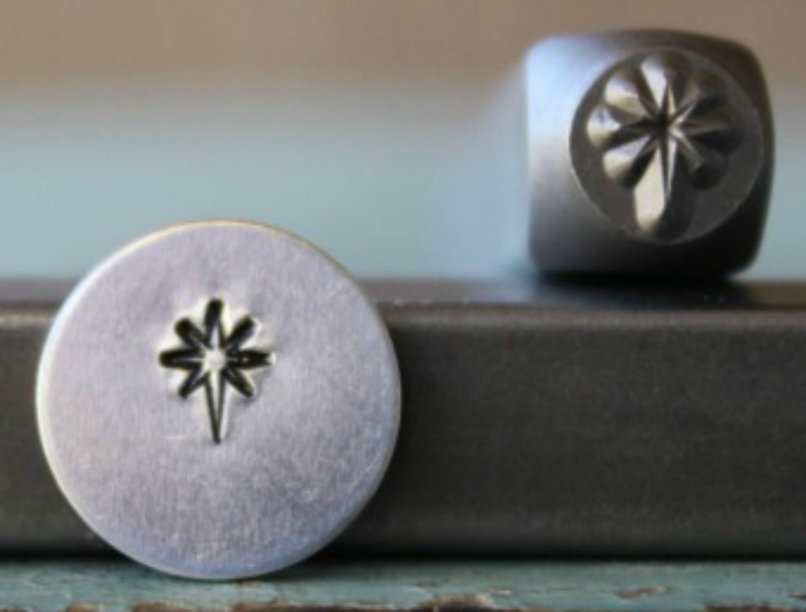 5mm Northern Star Metal Design Stamp Supply Guy Stamp - Etsy