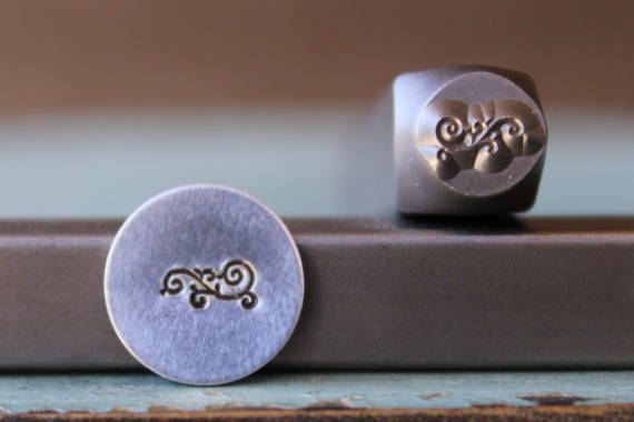 6mm Scroll Metal Design Stamp Supply Guy Stamp SGCH-157 | Etsy