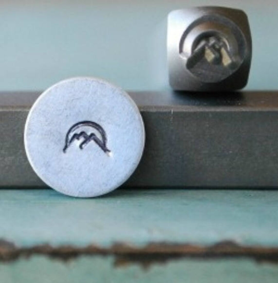 5mm Mountain Sunset Metal Design Stamp - Supply Guy Stamp - SGCH-65 - Etsy