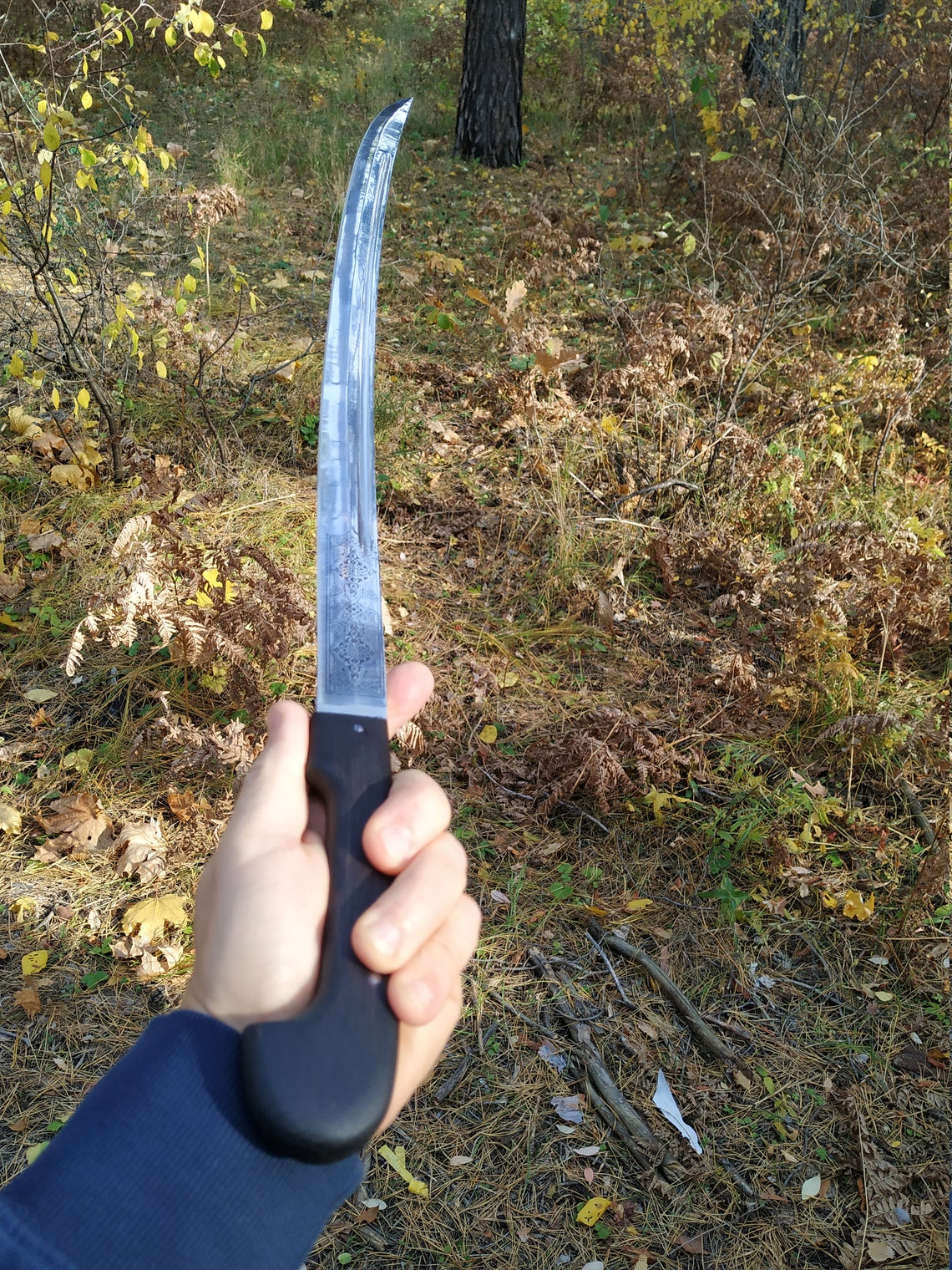 Full length Russian Cossack Shashka sword and cossack kinjal | Etsy