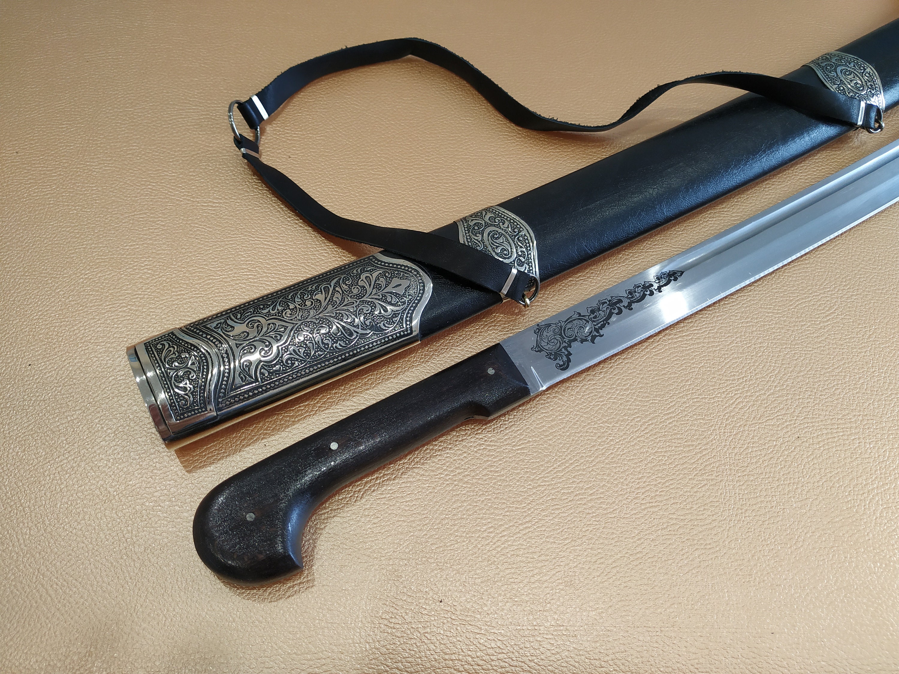 Full length replica of Russian Cossack Shashka sword Souvenir | Etsy