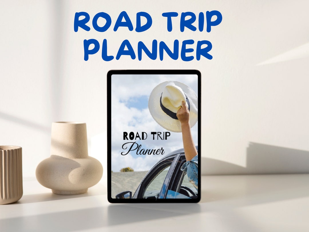 Digital Road Trip Planner Digital PDF Printable Planner Instant ...