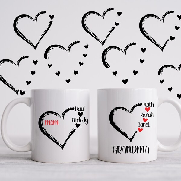 Heart With 7 Names Svg - Etsy