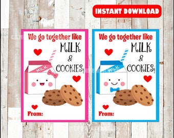 Milk and cookies | Etsy