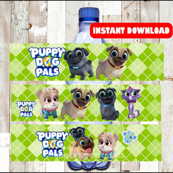 Puppy Dog Pals Centerpieces, Puppy Dog Pals Printable Centerpieces ...