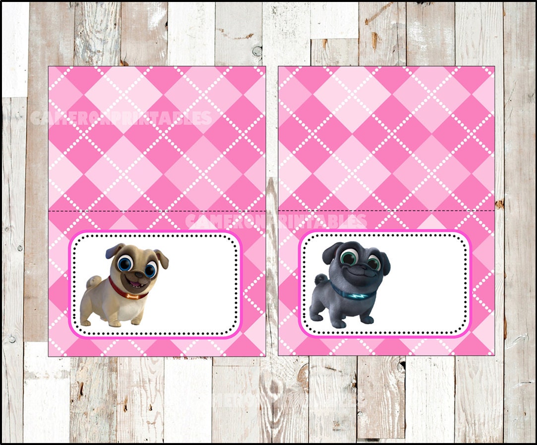 Puppy Dog Pals Food Labels Instant Download Puppy Dog Pals - Etsy