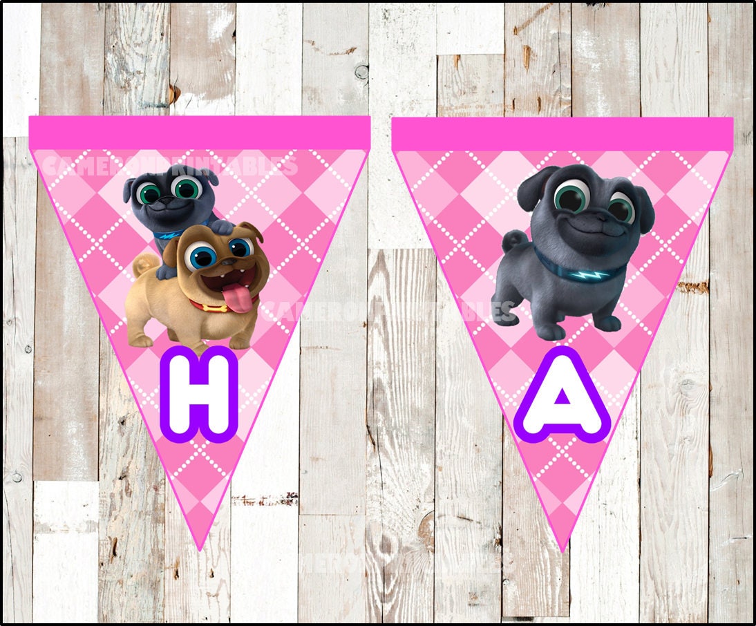 Puppy Dog Pals Banner Instant Download Puppy Dog Pals - Etsy Canada