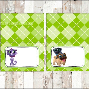 Puppy Dog Pals Food Labels Instant Download , Puppy Dog Pals Food Tent ...