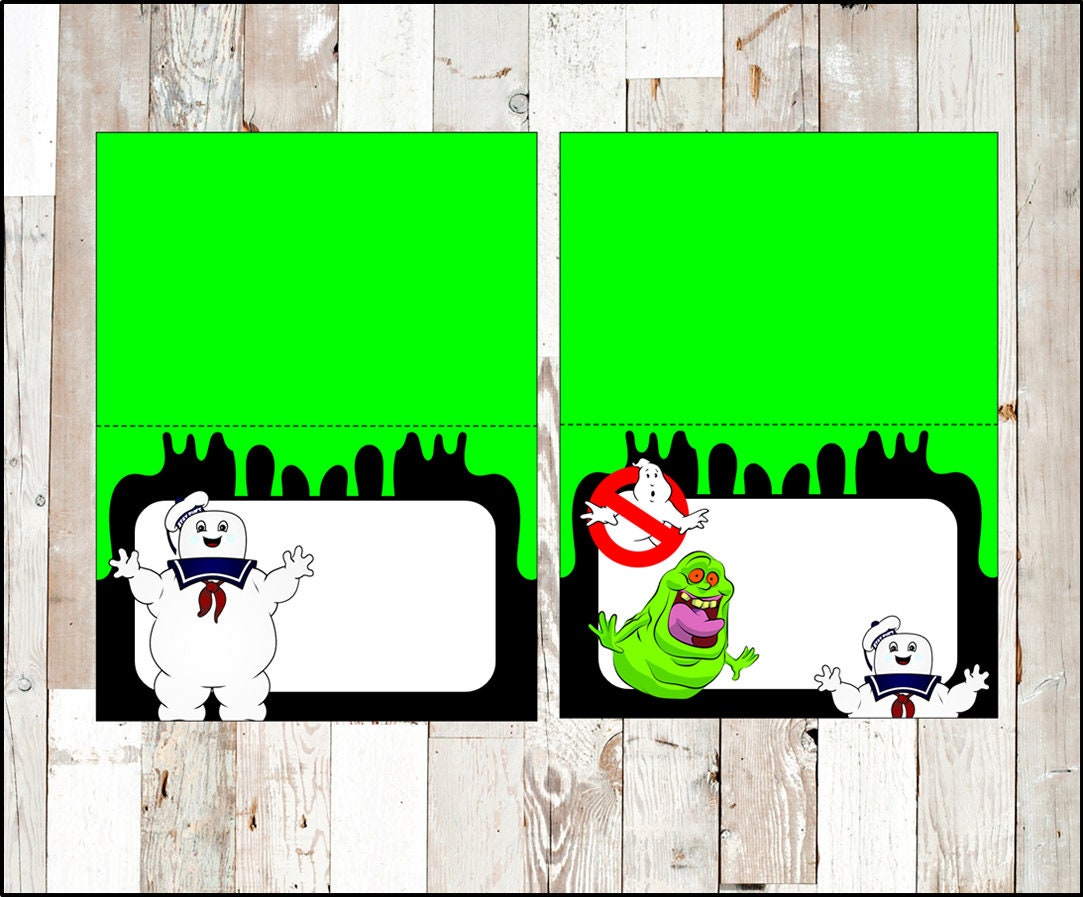 Ghostbusters Food Labels Instant Download Ghostbusters Food - Etsy