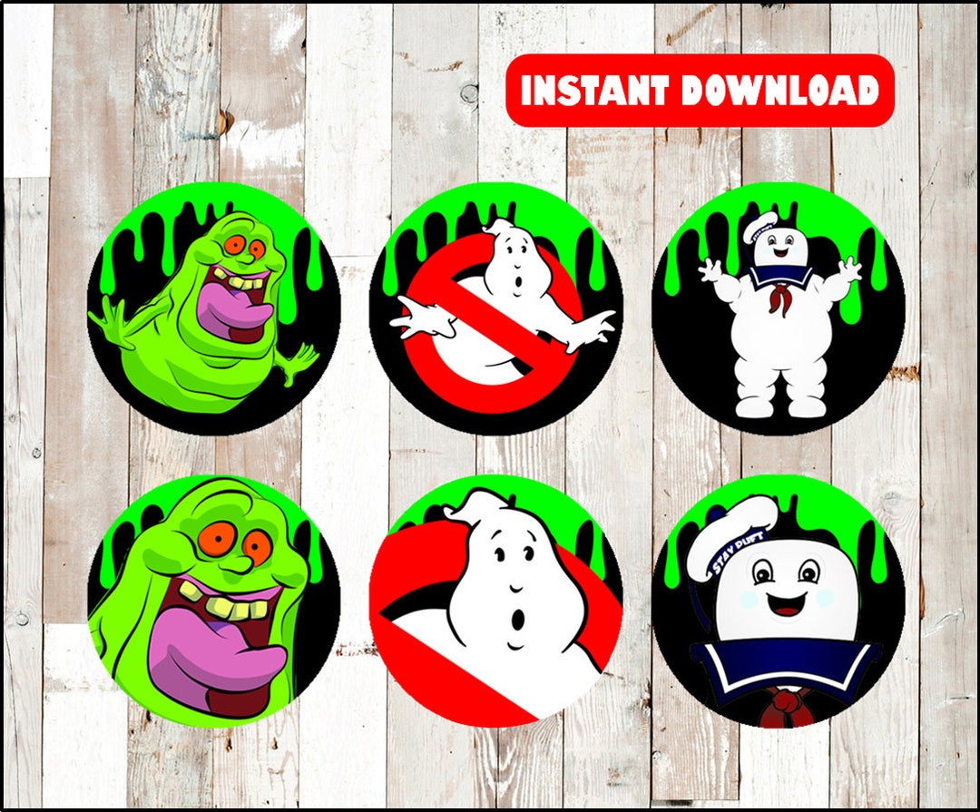 Ghostbusters Toppers Instant Download , Ghostbusters Cupcakes Toppers ...
