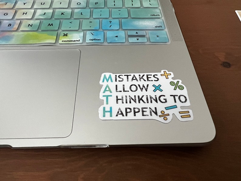 Math Growth Mindset Sticker Mistakes Learning - Etsy
