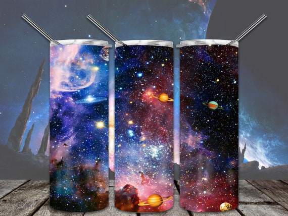 Space and Universe 20oz Skinny Tumbler Sublimation Designs - Etsy