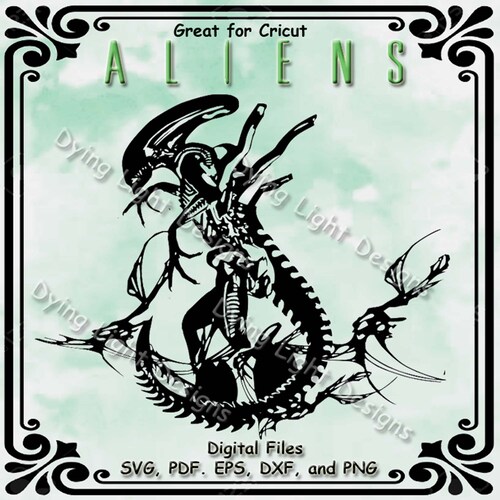 Aliens Xenomorph Svg Png Eps Pdf Jpg Vector Images Cut File - Etsy