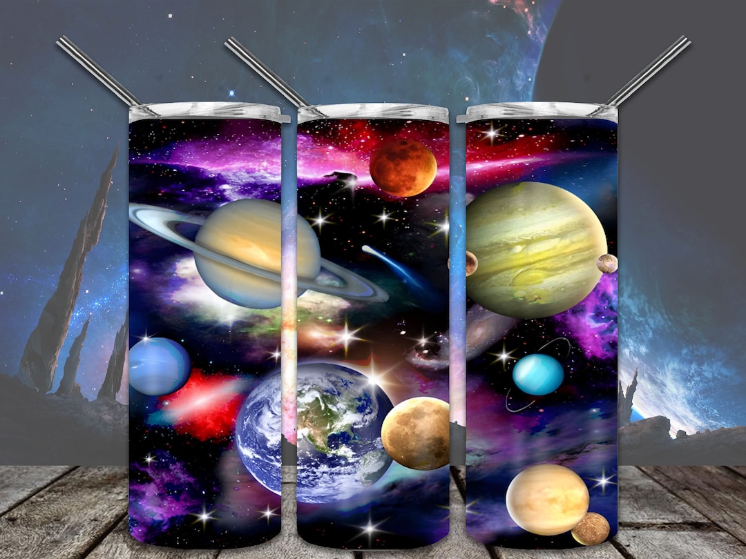 Planetary Alignment 20oz Skinny Tumbler Sublimation Designs for ...