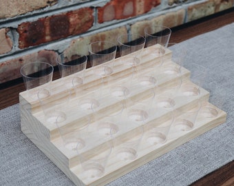 Shot glass display | Etsy