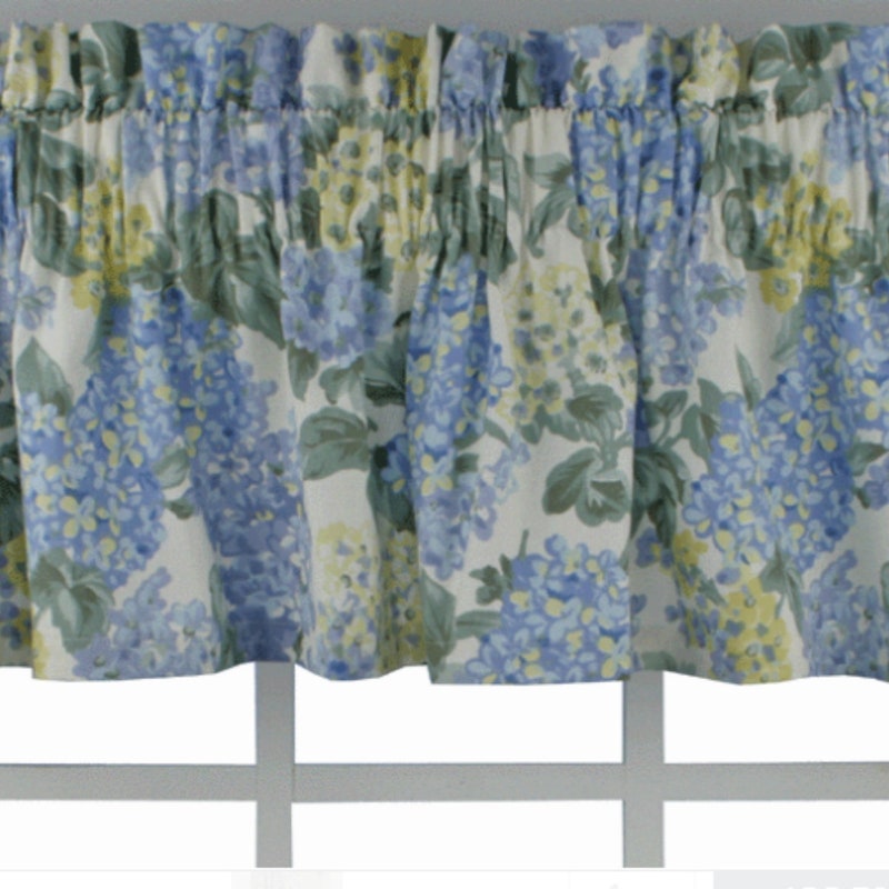 Blue Valances - Etsy