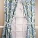 Hydrangea Blue Empress Valance - Etsy