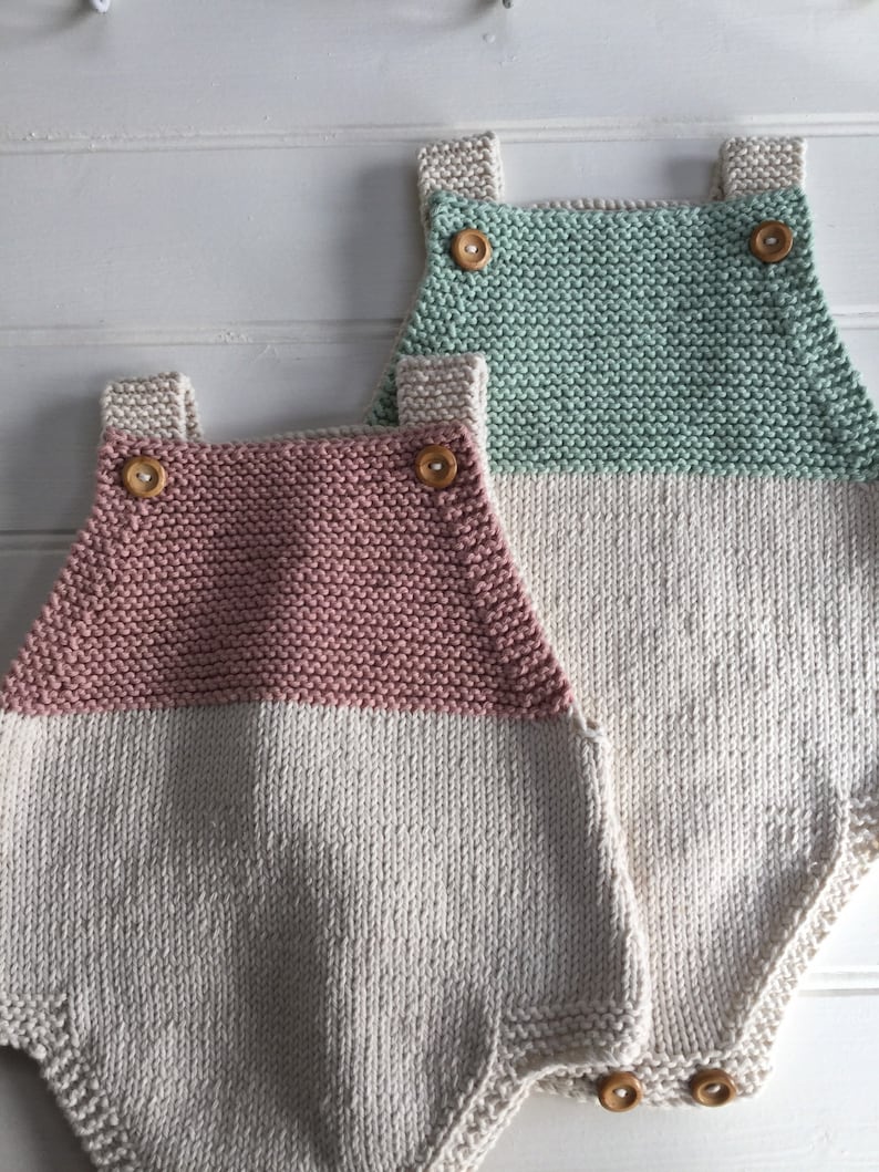 Rompers bebé punto de una sola pieza recién nacido niña - Etsy España