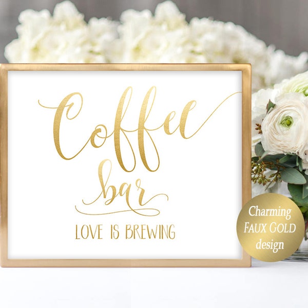 Coffee Bar Sign Printable - Etsy