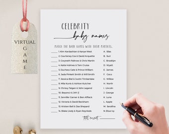 Honey Bee Celebrity Baby Shower Game Bee Celebrity Baby Name - Etsy