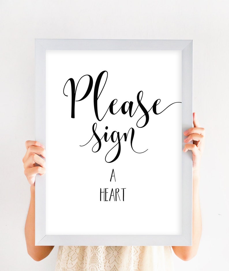 Please Sign Sign Editable Wedding Sign Please Sign Our | Etsy