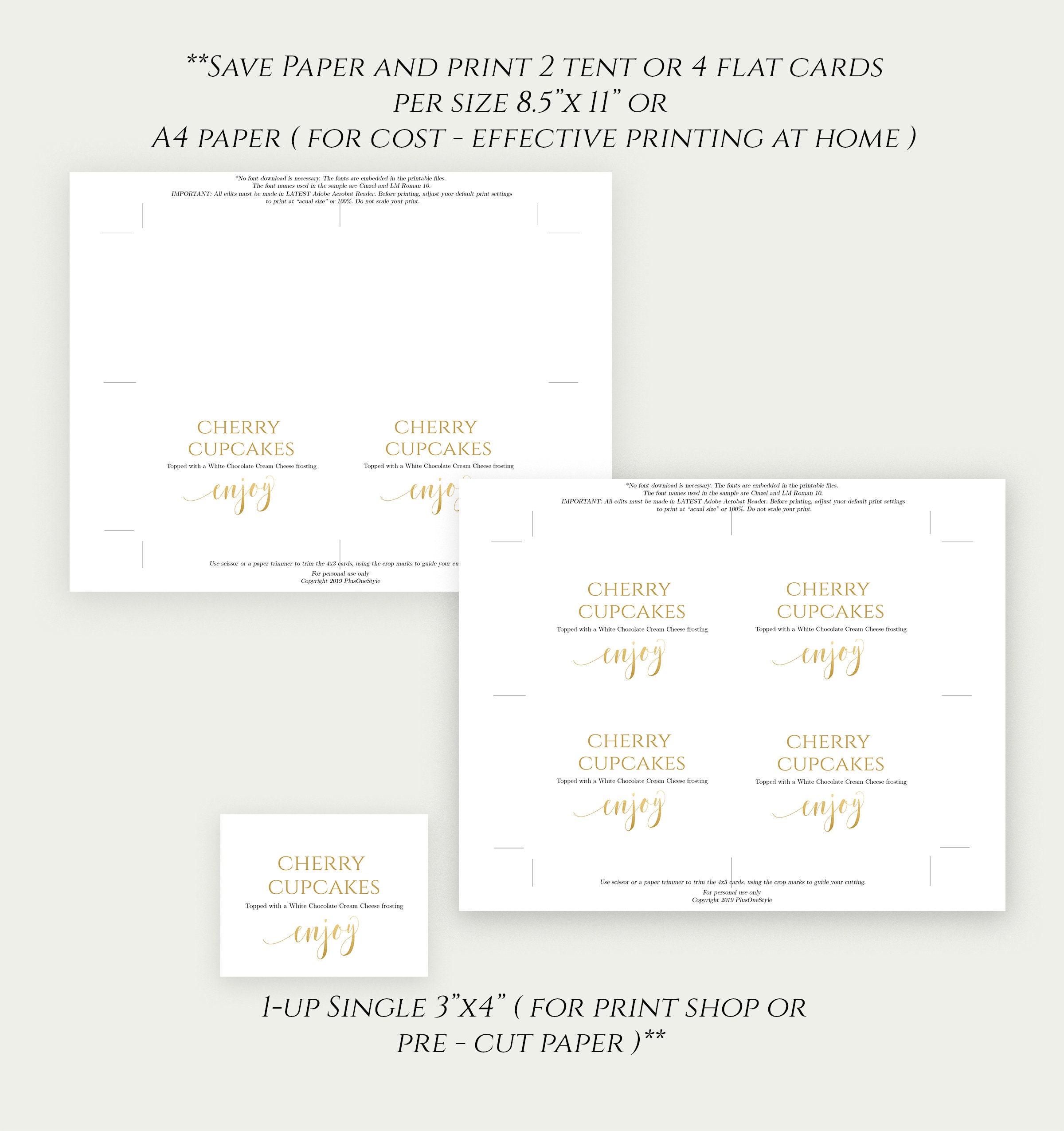 Buffet Sign Buffet Food Sign Buffet Cards Food Labels Tented | Etsy