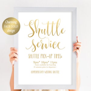 Shuttle Sign Shuttle Service Sign Shuttle Service Sign Printable ...