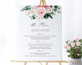 Wedding Menu Board | Etsy