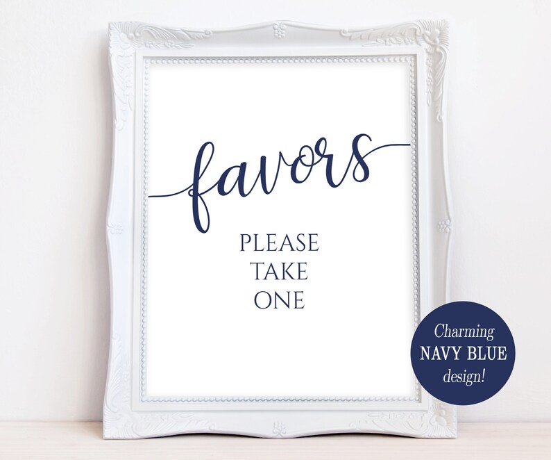 Printable Favors Sign Please Take One Sign Bridal Shower | Etsy