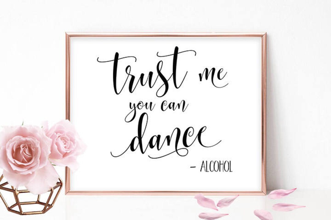 Printable Wedding Bar Sign Wedding Bar Decor Open Bar Sign Bachelorette ...