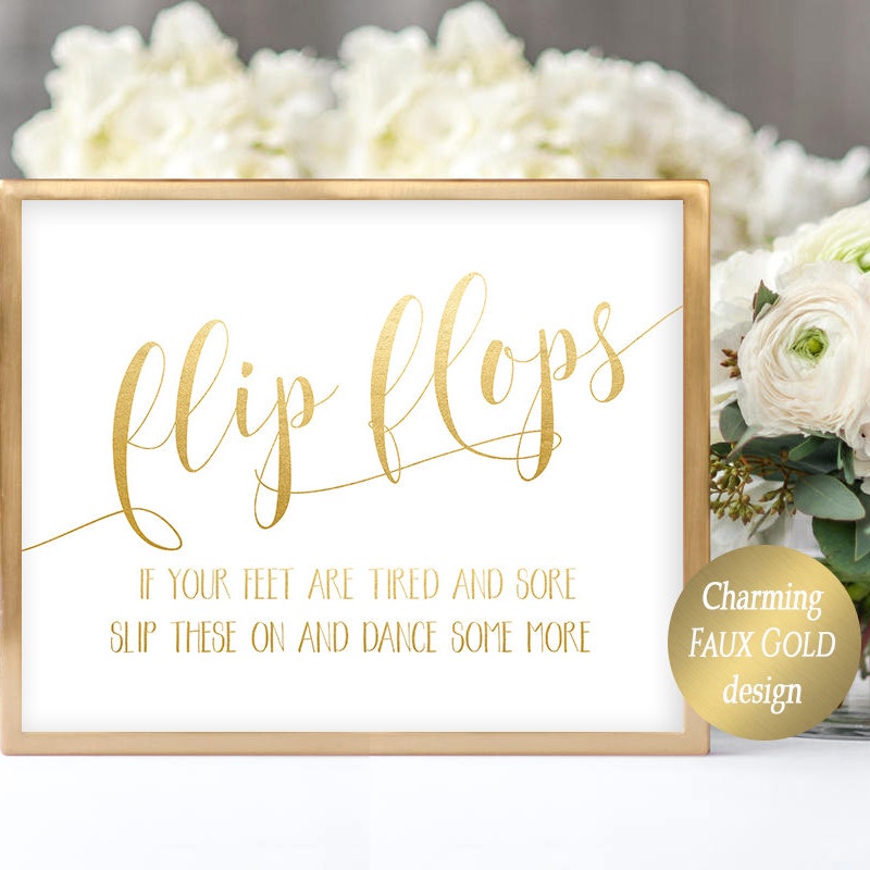 Flip Flops Sign - Etsy
