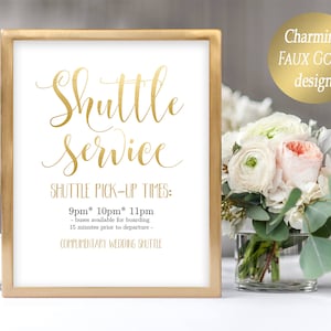 Shuttle Sign Shuttle Service Sign Shuttle Service Sign Printable ...