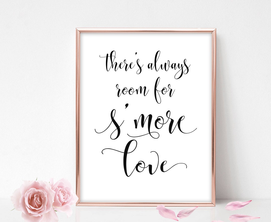 Printable Smores Sign S'mores Station Sign S'mores Printable Wedding ...