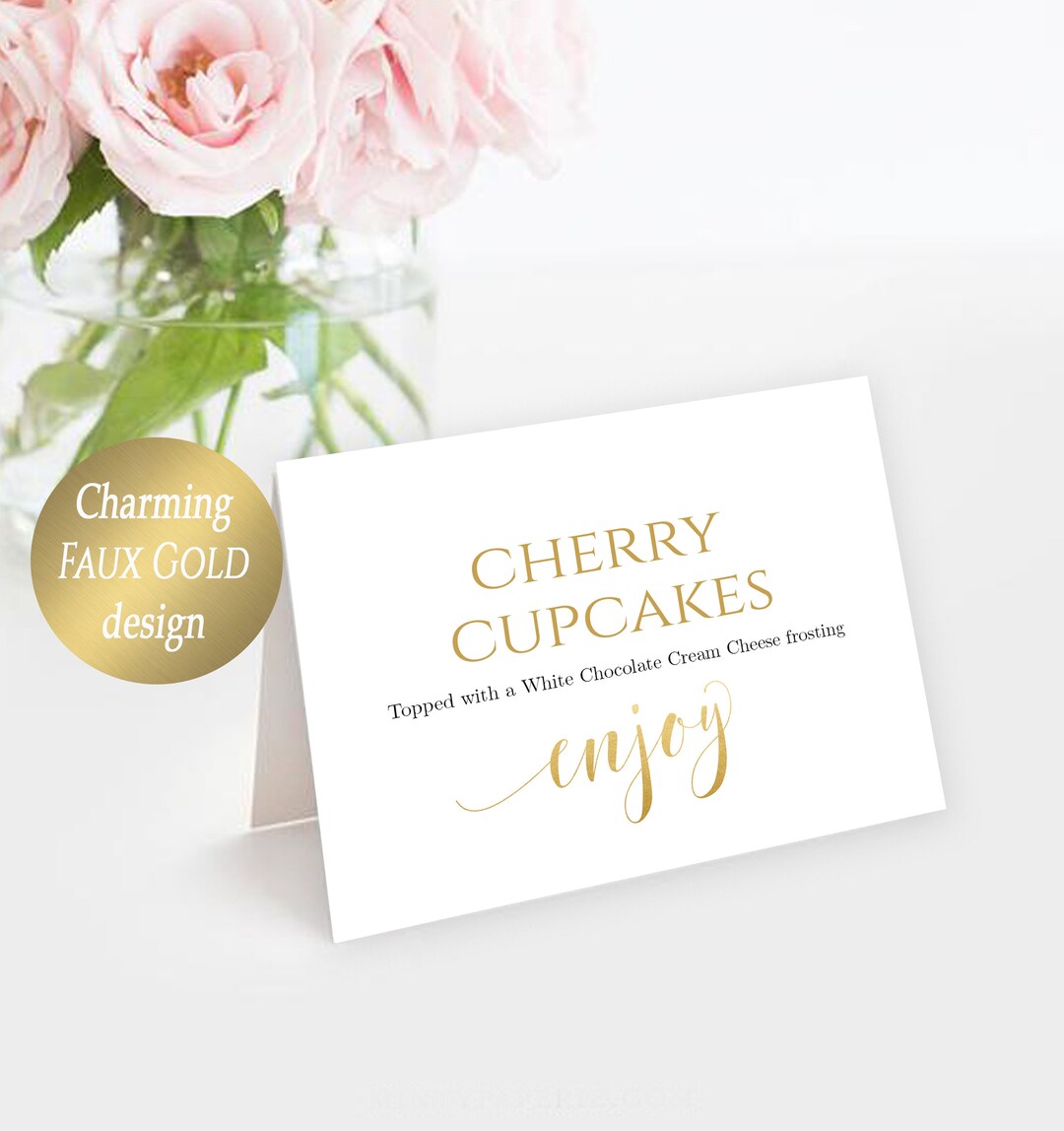 Buffet Sign Buffet Food Sign Buffet Cards Food Labels Tented Cards Food ...