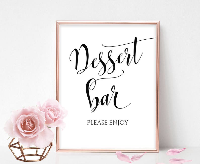 Printable Dessert Bar Sign Dessert Bar Printable Dessert Bar - Etsy