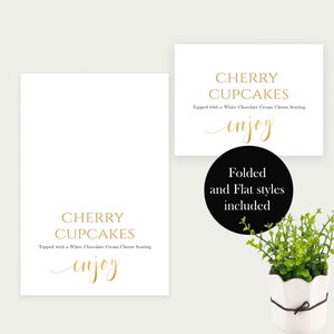 Buffet Sign Buffet Food Sign Buffet Cards Food Labels Tented Cards Food ...