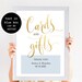 Gold Wedding Cards and Gifts Sign Wedding Poster Gift Table - Etsy