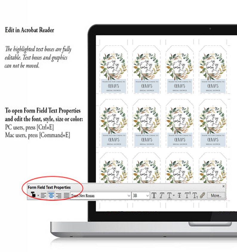 Sip Sip Hooray Tag Template Editable Instant Download Thank | Etsy