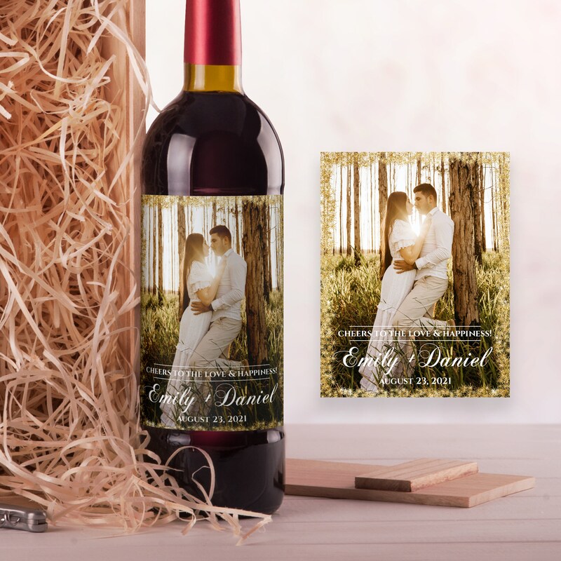 Personalized Photo Wine Labels - Etsy