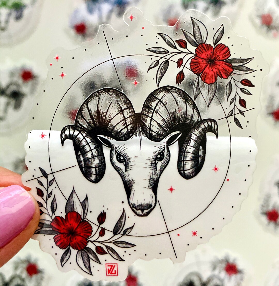 Aries Season Sticker these Set of Aries Stickers Are Much Bigger Than ...