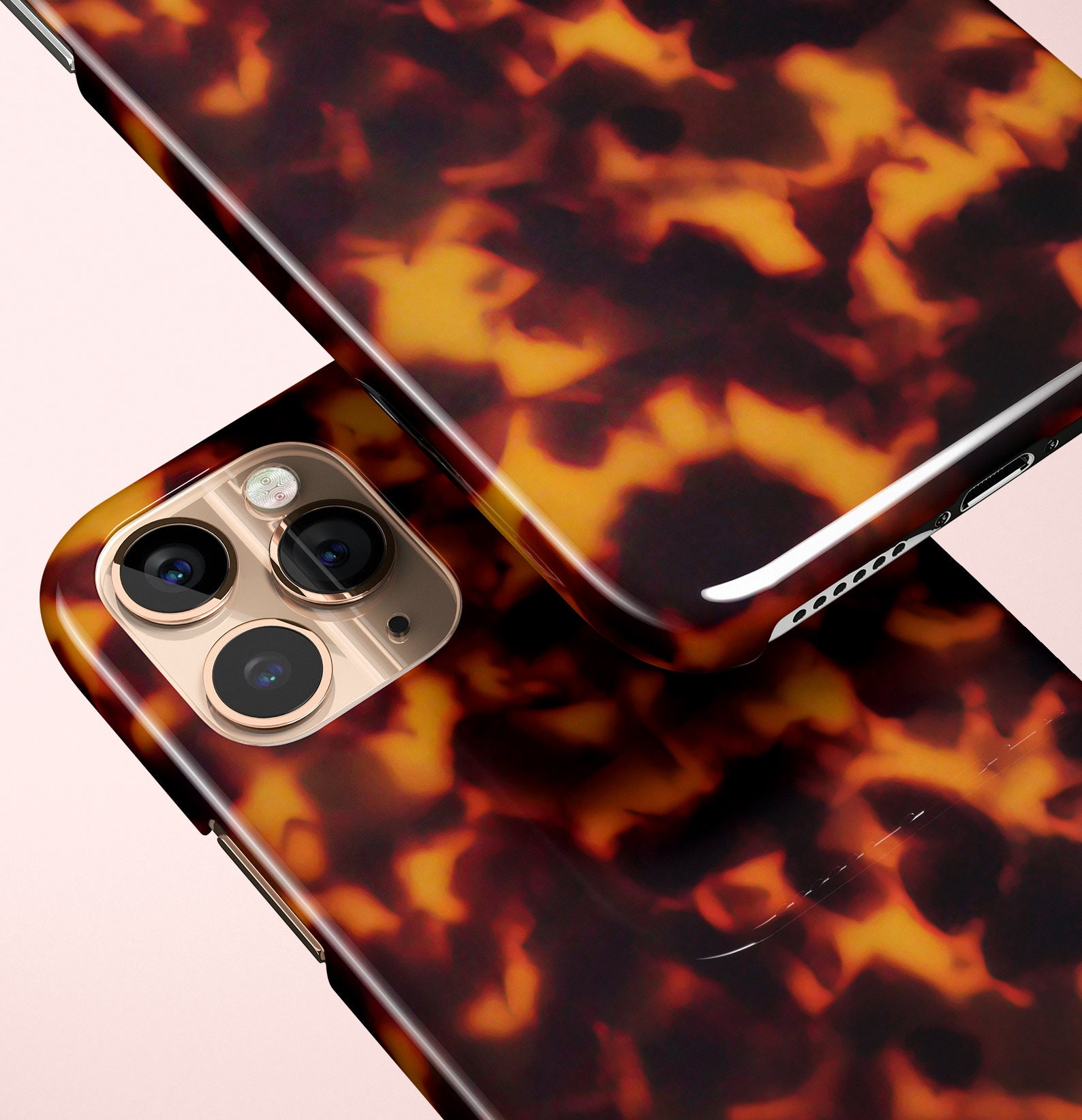 Classic Tortoise Shell Pattern Iphone Case Design Tough Case - Etsy